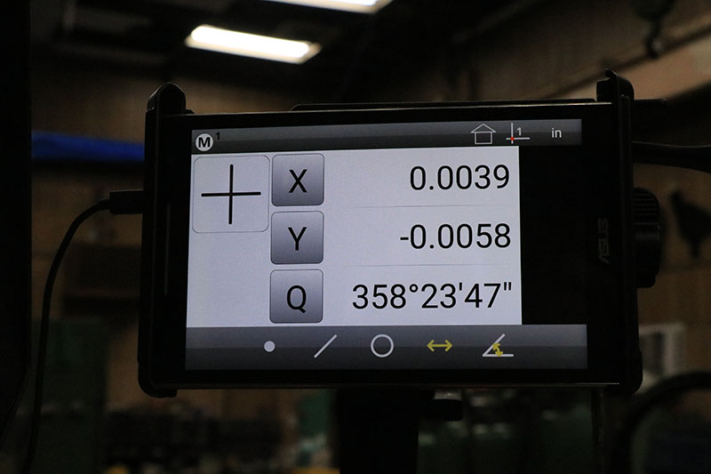 12'' Screen Starrett VB300, 2021, METLOGIX M1 DRO, EDGE DETECTION ...