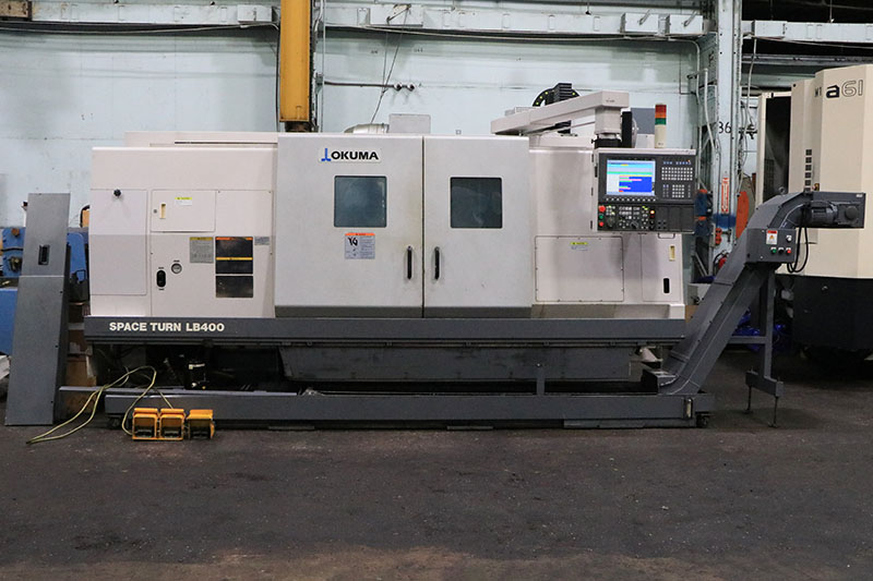 24.41'' Swing 50'' Centers Okuma LB-400/1250 CNC LATHE (Ref No: 167591 ...