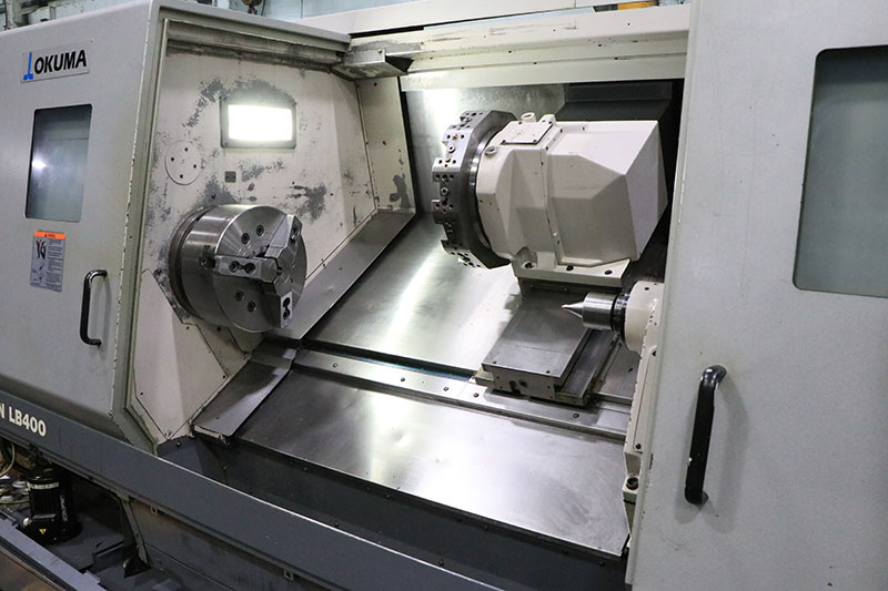24.41'' Swing 50'' Centers Okuma LB-400/1250 CNC LATHE (Ref No: 167591 ...