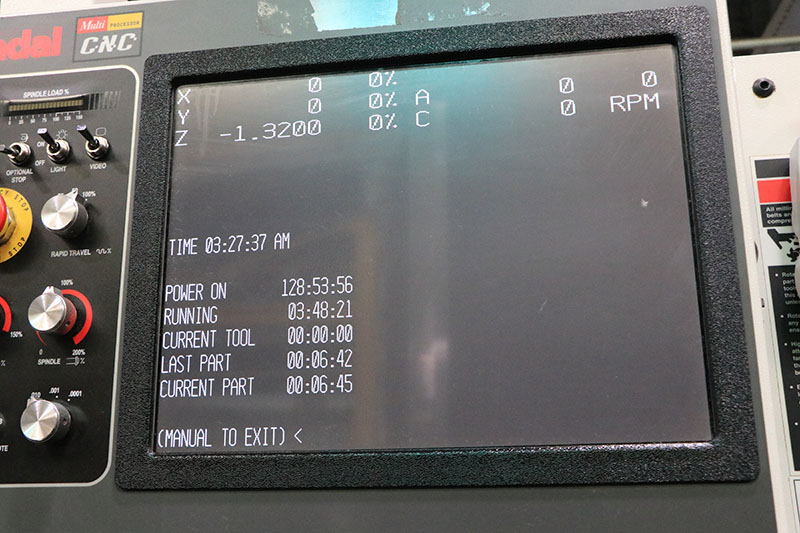 80'' X Axis 30'' Y Axis Fadal 8030 HT VERTICAL MACHINING CENTER (Ref No: 167603) - Machinery Values