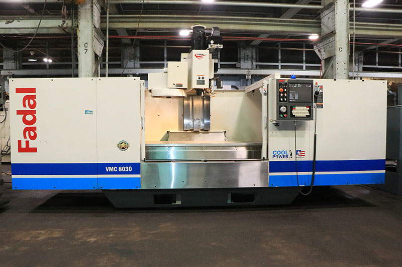 80'' X Axis 30'' Y Axis Fadal 8030 HT VERTICAL MACHINING CENTER (Ref No: 167603) - Machinery Values