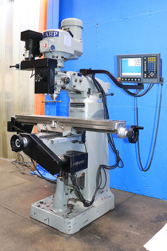 31'' X Axis 3HP Spindle Sharp LMV w/Acurite MillPower 3-Axis Control ...