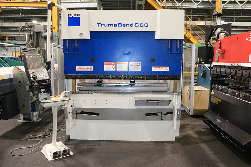 60 Ton 82'' Bed Trumpf C60 PRESS BRAKE (Ref No: 167727) - Machinery Values