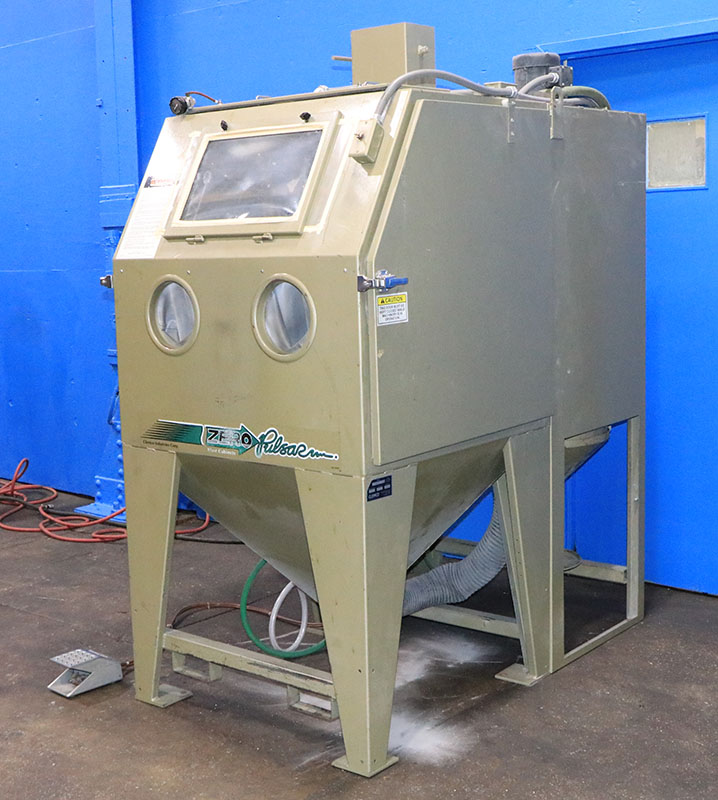 36'' Width 36'' Height Zero Blast PULSAR III BLAST CABINET, Suction Type BLAST CLEANER (Ref No ...