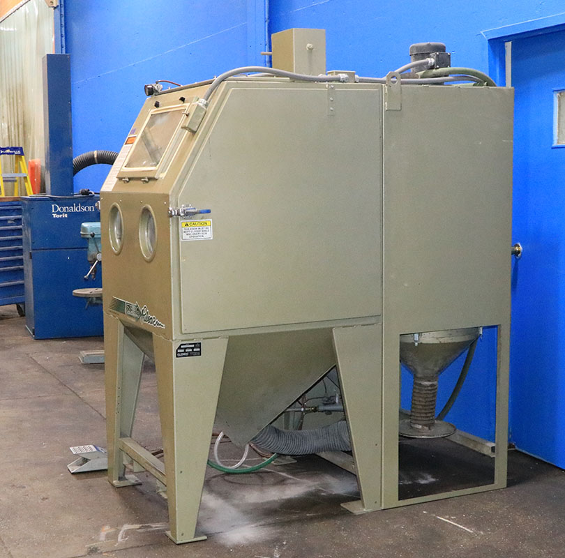 36'' Width 36'' Height Zero Blast PULSAR III BLAST CABINET, Suction ...