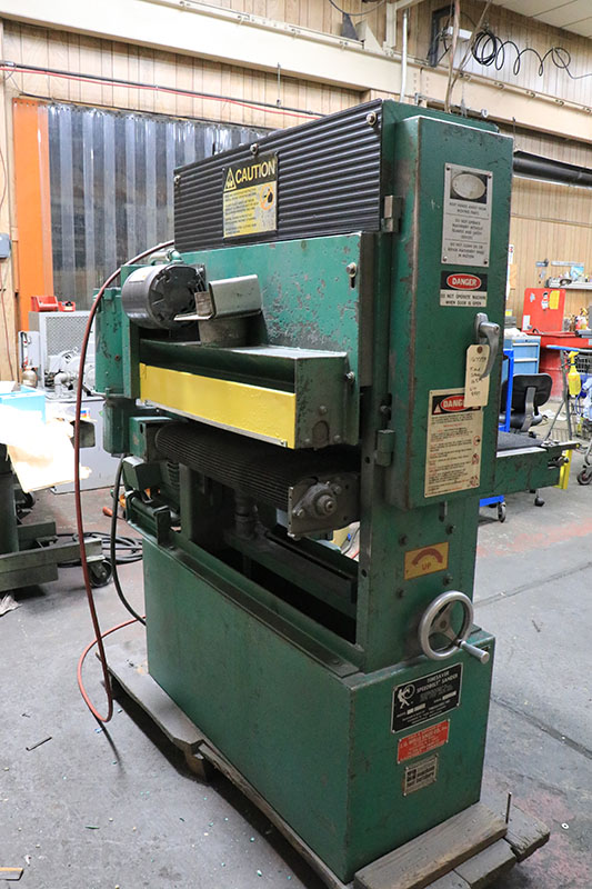 25'' Width Timesaver 125M, 1980, DRY, VARI-SPEED CONVEYOR BELT GRINDER ...