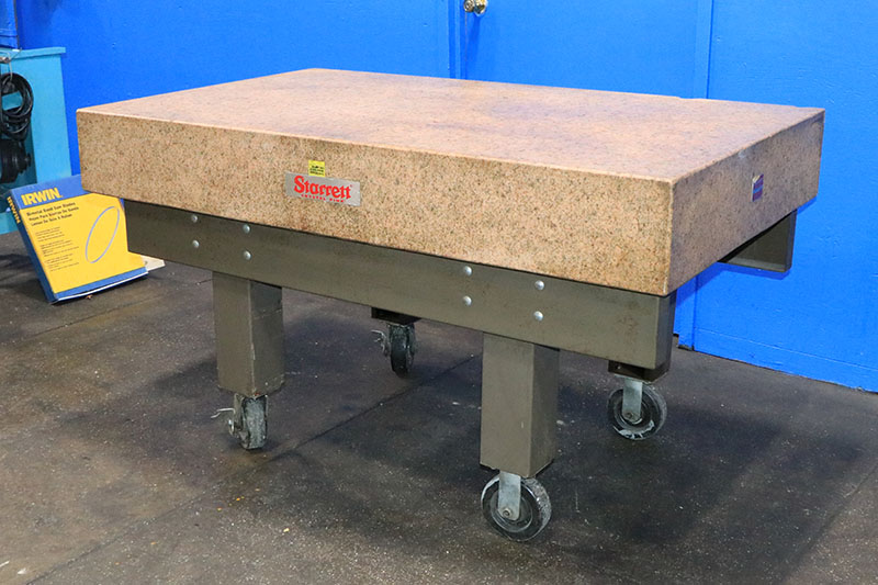 36'' Length 60'' Width Starrett GRADE B ''TOOLROOM'', FACTORY BASE WITH ...
