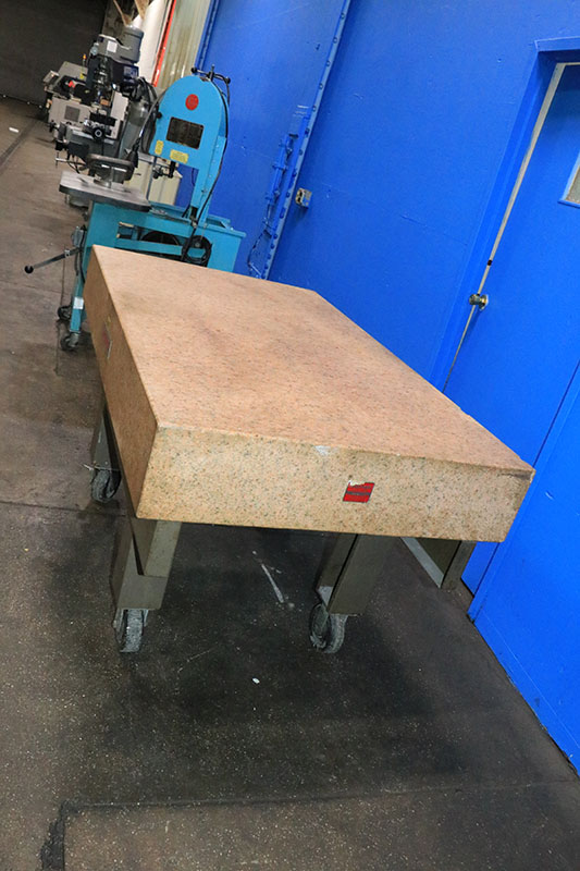 36'' Length 60'' Width Starrett GRADE B ''TOOLROOM'', FACTORY BASE WITH ...