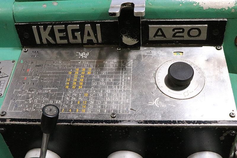 20'' Swing 60'' Centers Ikegai A20 ENGINE LATHE (Ref No: 167824 ...
