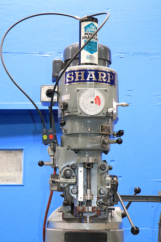 50'' Table 3HP Spindle Sharp LMV VERTICAL MILL (Ref No: 167826 ...