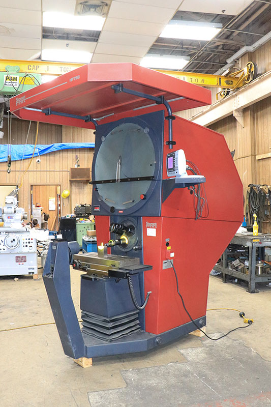 30'' Screen Starrett HF750, 2011, QC200 DRO & EDGE DET. OPTICAL ...