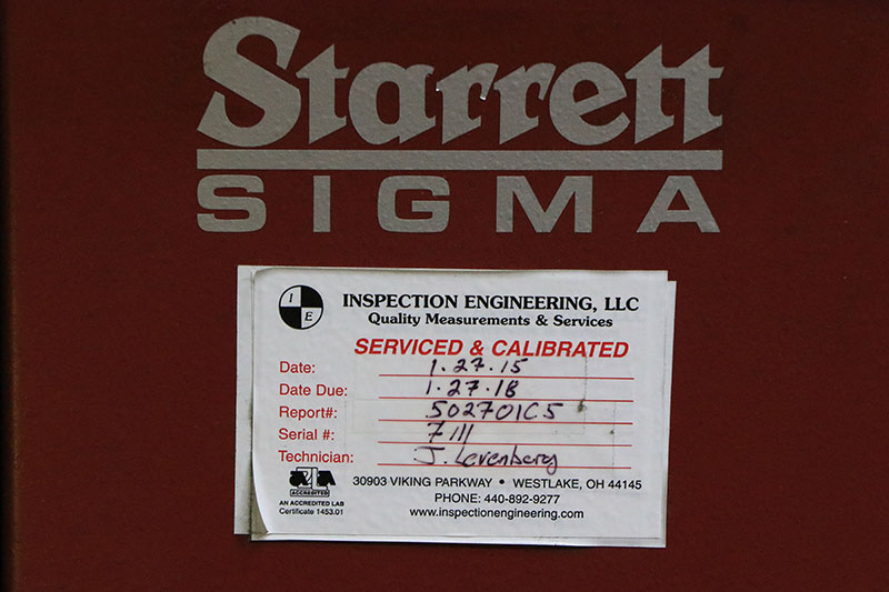 30'' Screen Starrett HF750, 2011, QC200 DRO & EDGE DET. OPTICAL ...