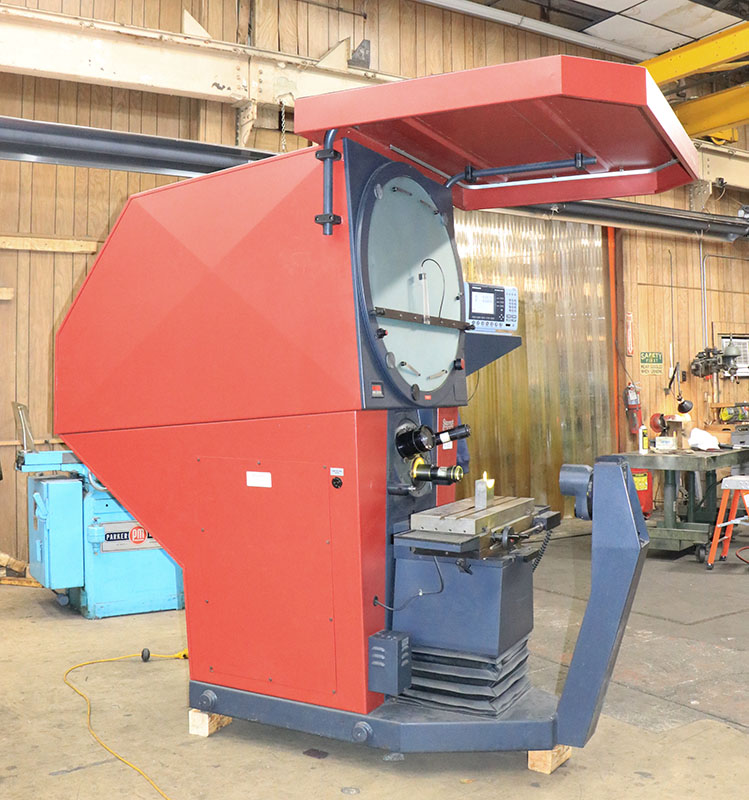 30'' Screen Starrett HF750, 2011, QC200 DRO & EDGE DET. OPTICAL ...