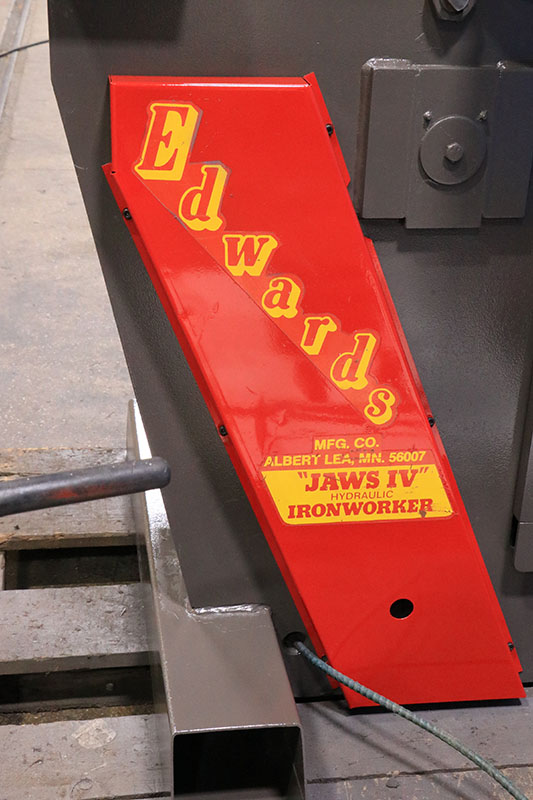 100 Ton 11'' Throat Edwards JAWS IV IRONWORKER (Ref No: 167853 ...