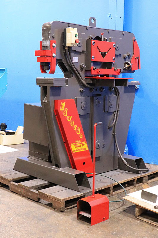 100 Ton 11'' Throat Edwards JAWS IV IRONWORKER (Ref No: 167853 ...