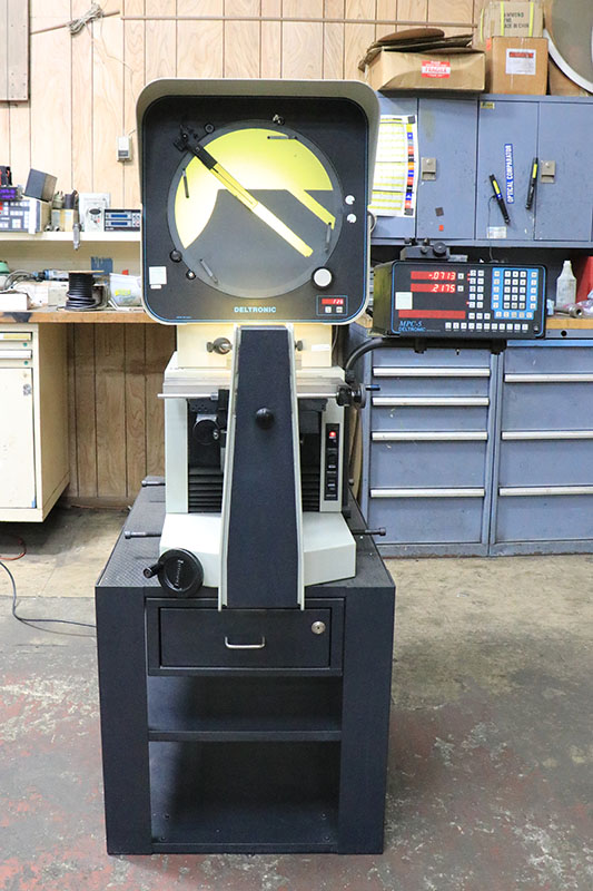 14'' Screen Deltronic DH-214MPC-5E, 2007, DRO WITH EDGE DET. OPTICAL ...