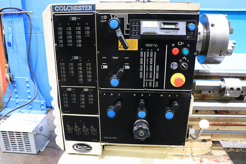 15'' Swing 50'' Centers Clausing-Colchester Series 600, Model Triumph V ...