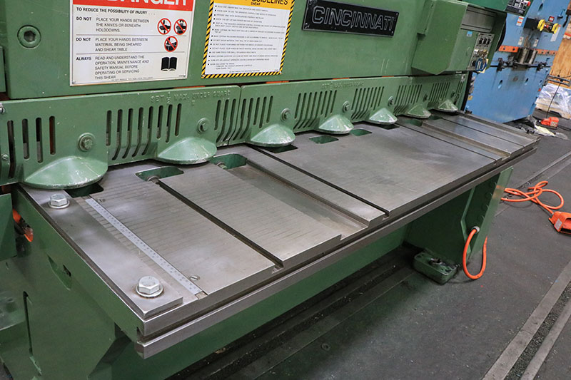 0.25'' Cap. 72'' Width Cincinnati 2CC06 SHEAR (Ref No: 168902 ...