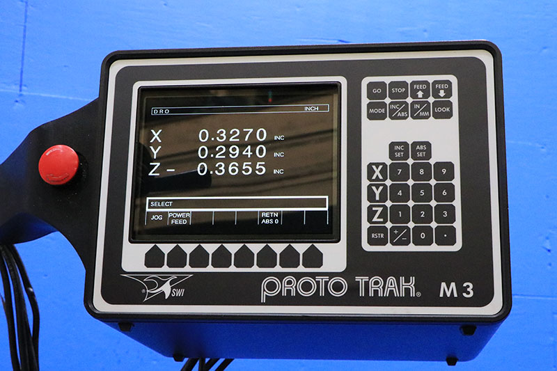 30'' X Axis 5HP Spindle Royal 5VK w/Proto-Trak MX3 CNC VERTICAL MILL ...