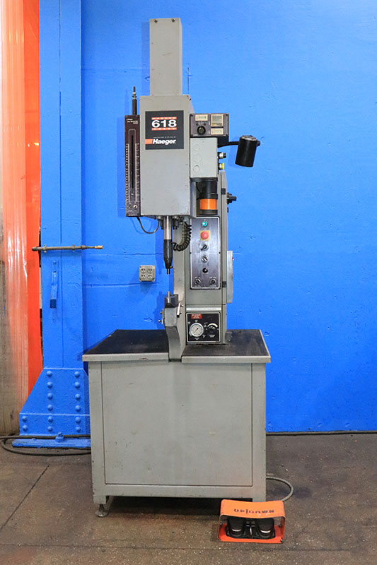 6 Ton 8'' Stroke Haeger 618 HARDWARE INSERTION PRESS (Ref No: 169008 ...
