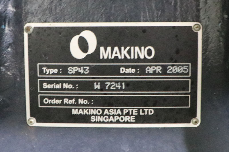 Makino SP43 WIRE-TYPE EDM (Ref No: 169043) - Machinery Values
