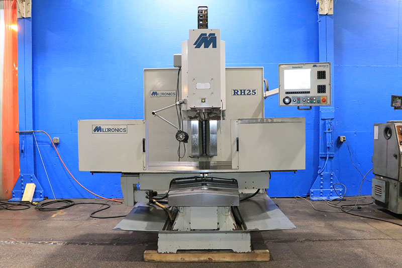 50'' X Axis 30HP Spindle Milltronics RH25 Bed Mill CNC VERTICAL MILL ...