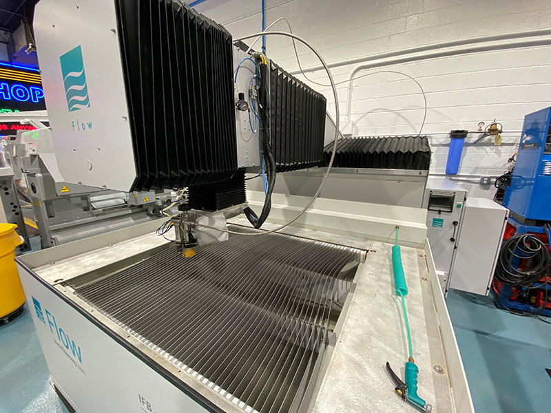 30HP Motor 55000 PSI Flow Systems Integrated Flying Bridge WATER JET ...