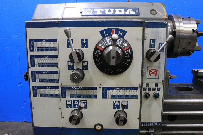 19'' Swing 78'' Centers Tuda Myler 500x2000G ENGINE LATHE (Ref No ...