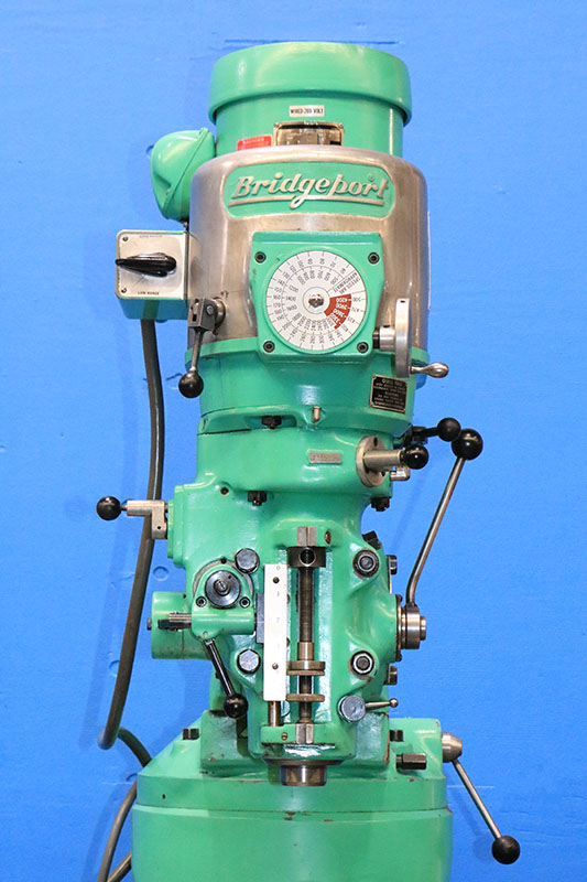 42'' Table 1.5HP Spindle Bridgeport 2J Vari-Speed VERTICAL MILL (Ref No ...