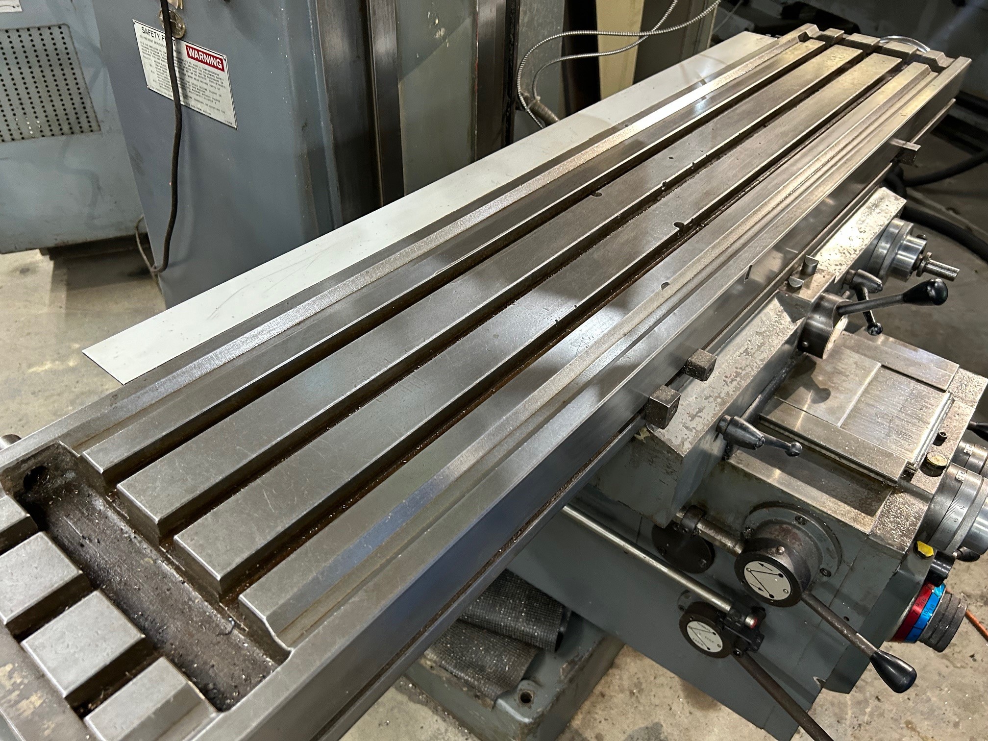 58'' Table 4HP Spindle Lagun FTV-4 VERTICAL MILL (Ref No: 170387 ...