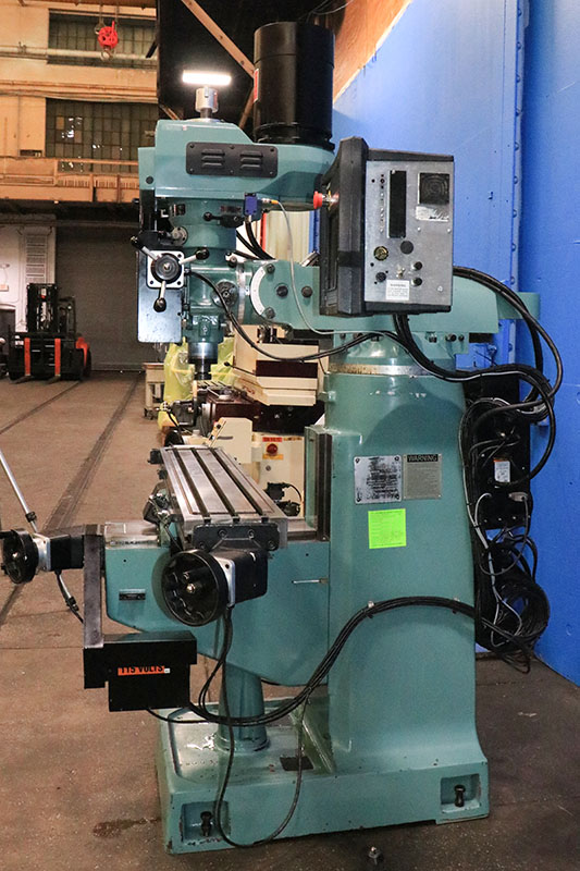 33'' X Axis 3HP Spindle Southwest Ind. K2SX-3 3-Axis, Prog Spindle ...