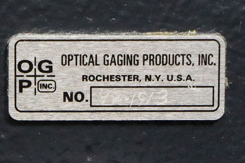 14'' Screen OGP TOP BENCH, DRO w/PROG. GEO. FUNCT. & EDGE DET. OPTICAL ...