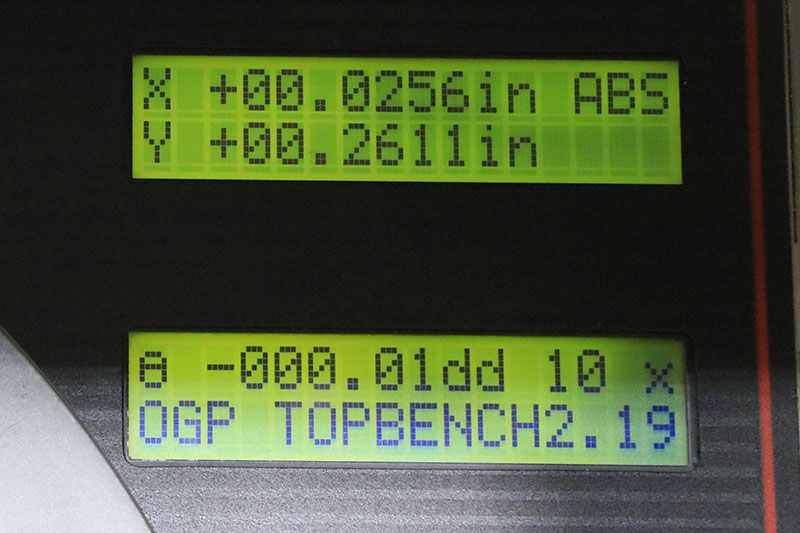 14'' Screen OGP TOP BENCH, DRO w/PROG. GEO. FUNCT. & EDGE DET. OPTICAL ...