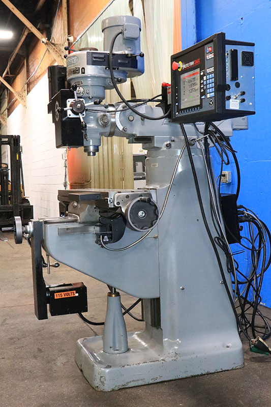 30'' X Axis 1HP Spindle Bridgeport 3-Axis SMX Proto-Trak / J Head CNC ...